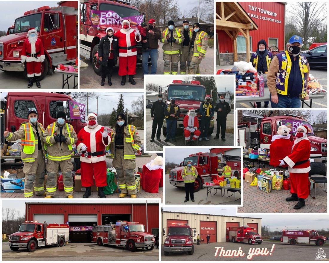 Thank you for supporting the 2021 Toy & Food Drive - Tay Township